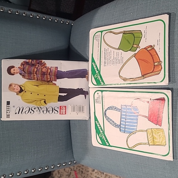 See & Sew | Other | 3 Patterns New In Packages F875 B433 F856 See Sew ...